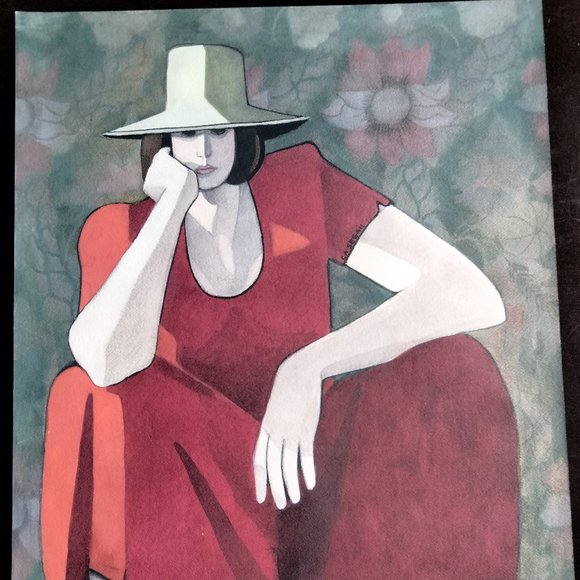 Art | Study In Red By Connie Segall | Poshmark